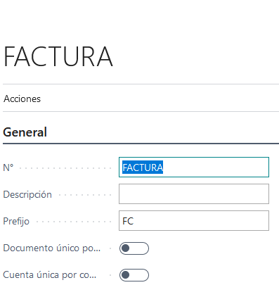 Tipo de clase de comprobante - LATAM DOC